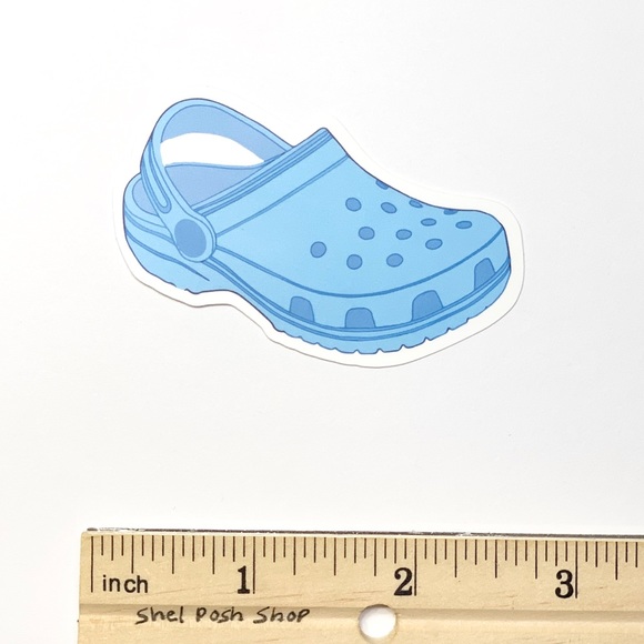 CROCS | Accessories | Blue Crocs Sticker | Poshmark